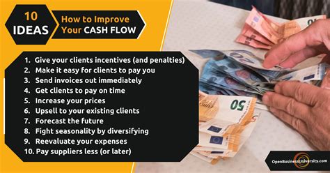 10 Ideas How To Improve Your Cash Flow Nisandeh Neta