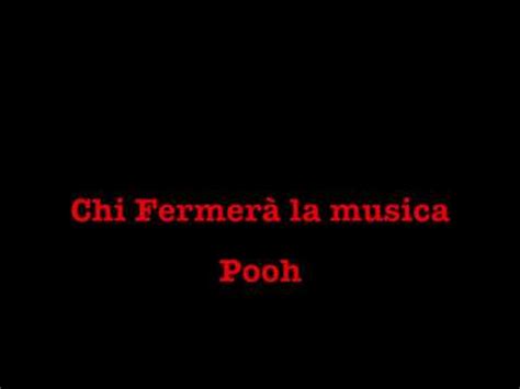 Pooh Chi Fermerà la musica Base Karaoke Instrumental 2016 Version