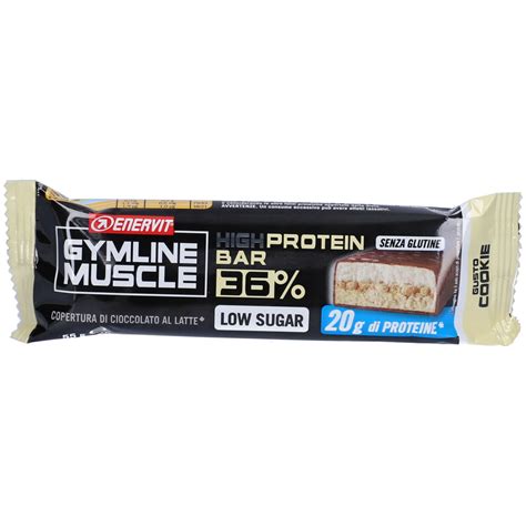 ENERVIT Gymline Muscle High Protein Bar 36 Gusto Cookie 55 G Redcare