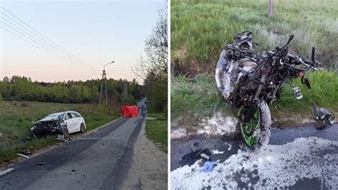 Śmiertelny wypadek pod Warszawą Czołowe zderzenie samochodu i