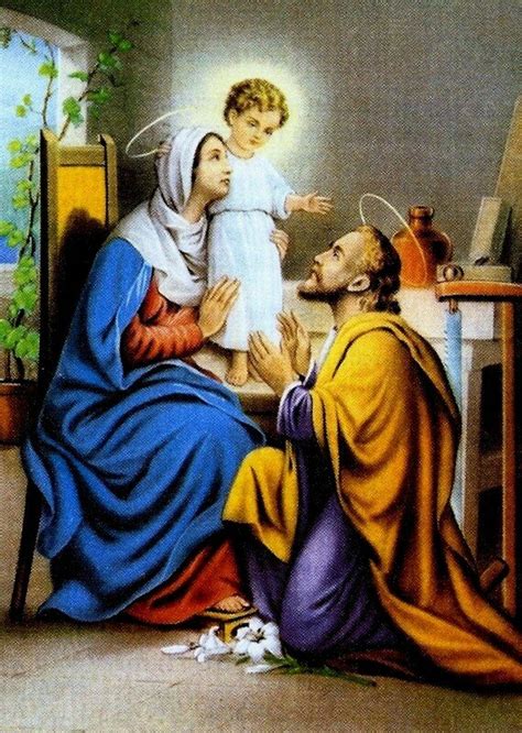Neuvaine à la Sainte Famille de Nazareth images saintes