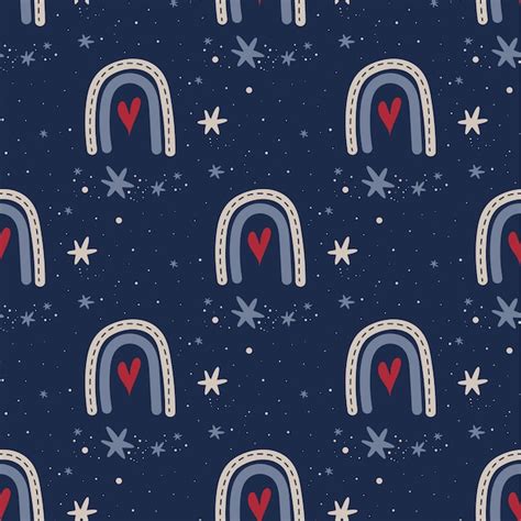 Premium Vector Valentines Day Seamless Pattern Heart