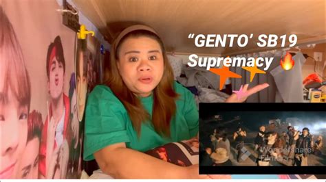 SB19 GENTO Performance Video Reaction YouTube
