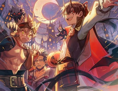 Asta Yami Sukehiro Nacht Faust And Liebe Black Clover Drawn By