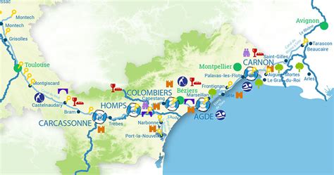France Passion Plaisance Cruise Routes For Canal Du Midi