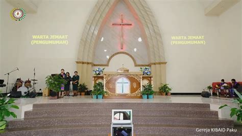 Ibadah Minggu Gereja KIBAID Jemaat Paku 11 Oktober 2020 LIVE YouTube
