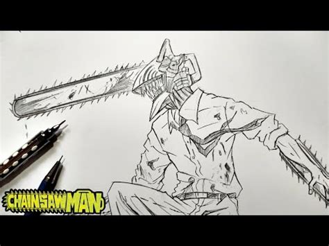 How To Draw Chainsaw Man Denji Step By Step Tutorial Chainsaw Man