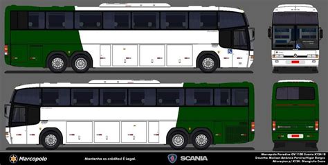 MARCOPOLO PARADISO GV 1150 Onibus desenho Ônibus