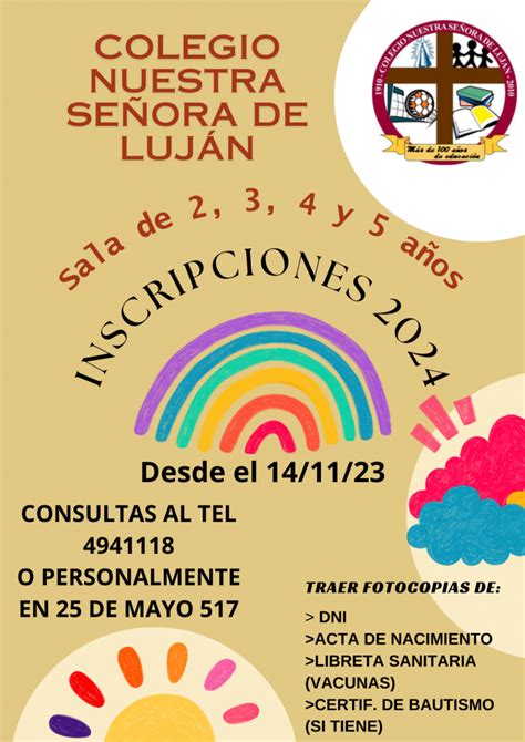 Apertura De Inscripciones Para El Ingreso A Nivel Inicial Colegio