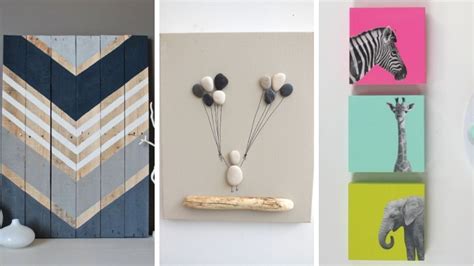 18 idées de tableaux originaux à faire soi même