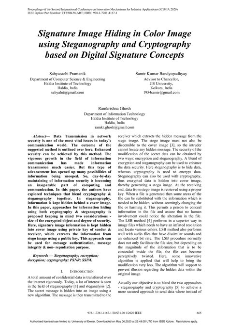 pdf signature image hiding in color image using steganography and cryptography based on