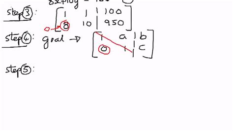 matrices solving system of linear equations application example 1 youtube