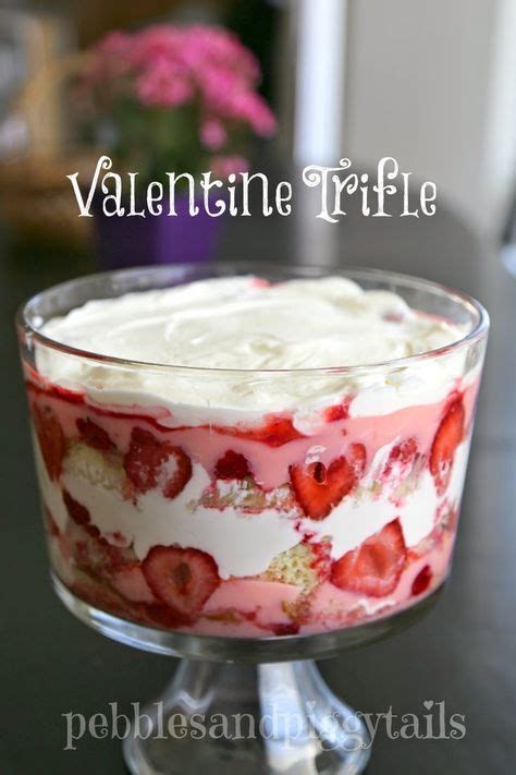 Easy Valentine Trifle Dessert Mother Deliciouse Recipes
