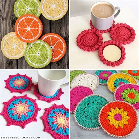 40 Free Crochet Coaster Patterns Coasters Pattern PDF