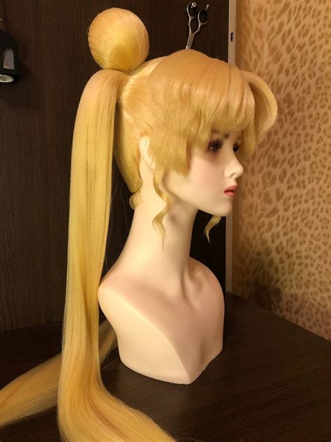 Sailor Moon Wig Blonde Wig Anime Wig Cosplay Wig Usagi Etsy