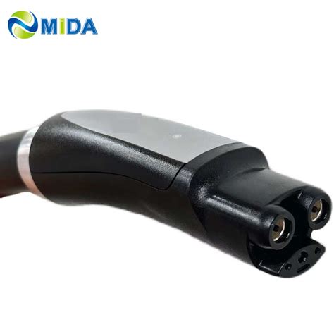 China 200A 200KW NACS Fast EV Charger Connector Tesla DC EV Charging