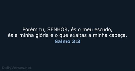 21 de outubro de 2023 Versículo da Bíblia do dia ARA Salmo 3 3
