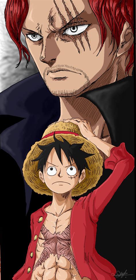 Luffy Shanks Wallpapers Wallpaper Cave