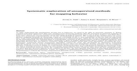 systematic exploration of unsupervised methods for mapping › content › biorxiv › early