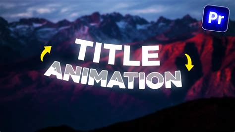 How To Make STUNNING Text Animations Premiere Pro YouTube