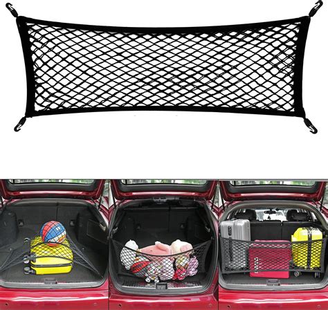Amazon Floor Style Automotive Elastic Trunk Mesh Cargo Net For