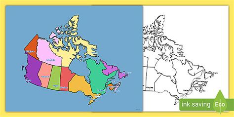 Map Of Canada With Capital Cities Labelled Twinkl Ca