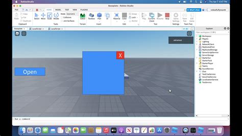 How To Make An Open And Close Gui In Roblox Studio Youtube