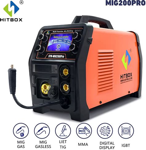 Hitbox In Aluminum Mig Welder V Smart Control Gas