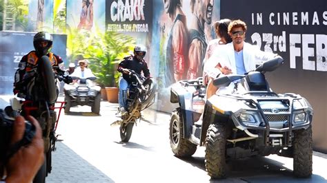 Vidyut Jammwal Arjun Rampal Nora Fatehi Action ENTRY At Crak Trailer