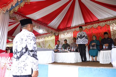 Pj Wali Kota Asripan Nani Irup Peringatan Hari Guru Nasional HUT Ke 78