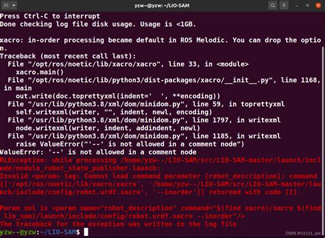 Invalid Param Tag Cannot Load Command Parameter Robot Description