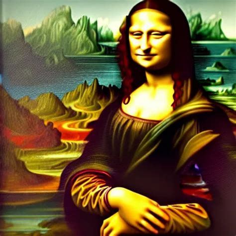 A Perfect Replica Of The Mona Lisa Painting Stable Diffusion Openart