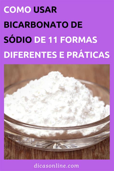 11 Utilidades incríveis do bicarbonato de sódio que vão ajudar você no