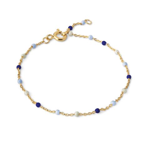 ENAMEL Lola Armbånd B66G Marine Gold Jydepotten dk