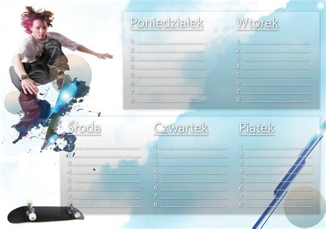 Plan Lekcji Do Druku Partymika School Timetable How To Plan Porn Sex