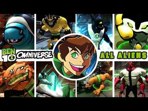 Ben 10 Omniverse All Aliens