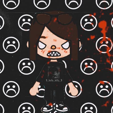 An Image Of A Cartoon Character Surrounded By Emoticions In Black And