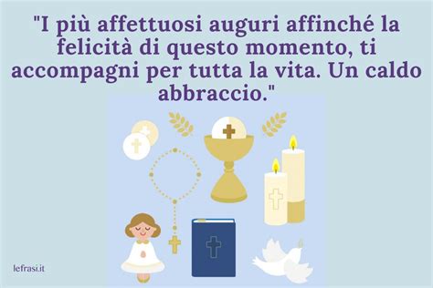 Migliori Frasi Per La Prima Comunione