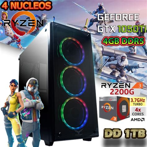 Cpu Gamer Ryzen G Gtx Ti Gb Ddr Gb Ddr Ssd Tb