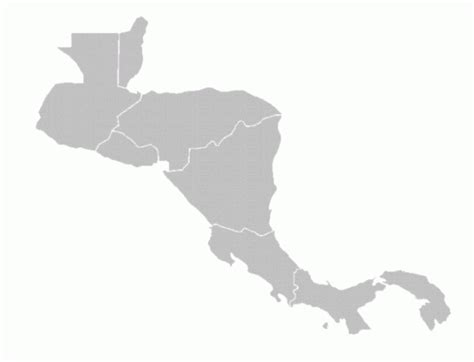 Map Of Central America Printable