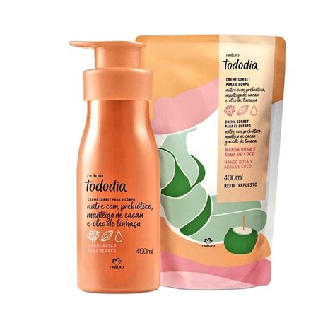 Hidratante Corporal Manga Rosa e Água de Coco Natura Shopee Brasil