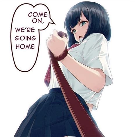 Anime Girl Looking Down
