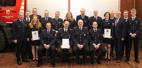 Jahreshauptversammlung der Feuerwehr Südlohne Freiwillige Feuerwehren