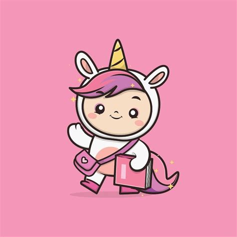 Premium Vector Cute Unicorn Illustration