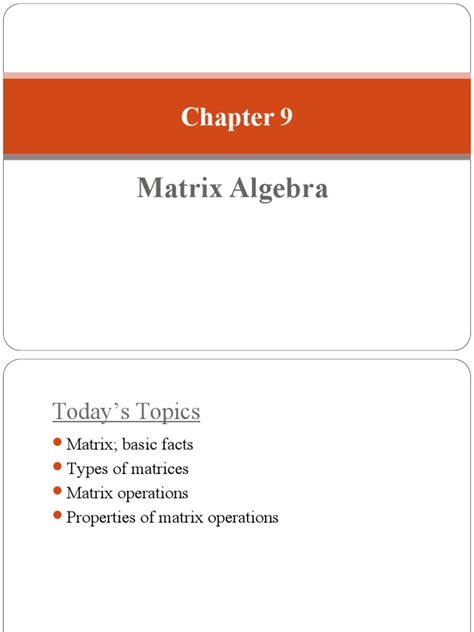 matrix algebra pdf matrix mathematics algebra