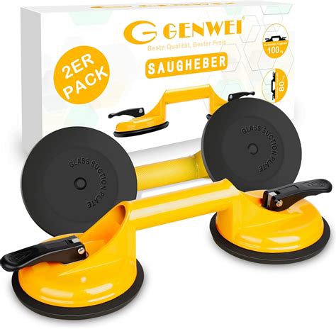 Genwei Saugheber Er Pack Kg Alu Legierung Saugn Pfe F R