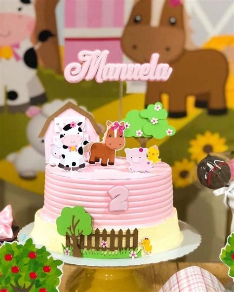 Bolo fazendinha 70 inspirações doces para a festa dos pequenos Bolos