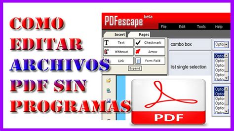 Programa Para Editar Archivos Pdf
