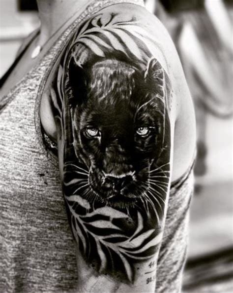 Top Realistic Panther Tattoo Designs Spcminer