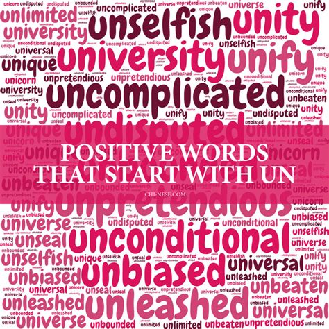 100 Adjectives And Positive Words That Start With Un With Meanings